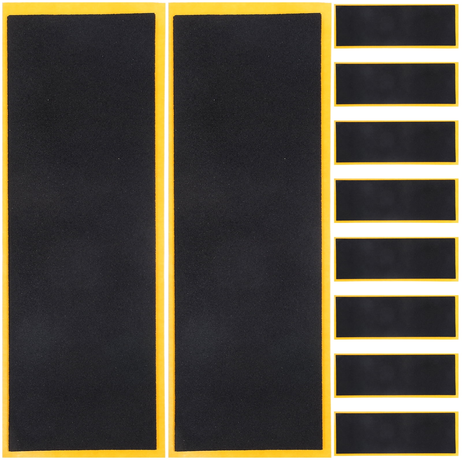 Zcyifa 10pcs Fingerboard Foam Grip Tape Anti Slip Stickers Black ...