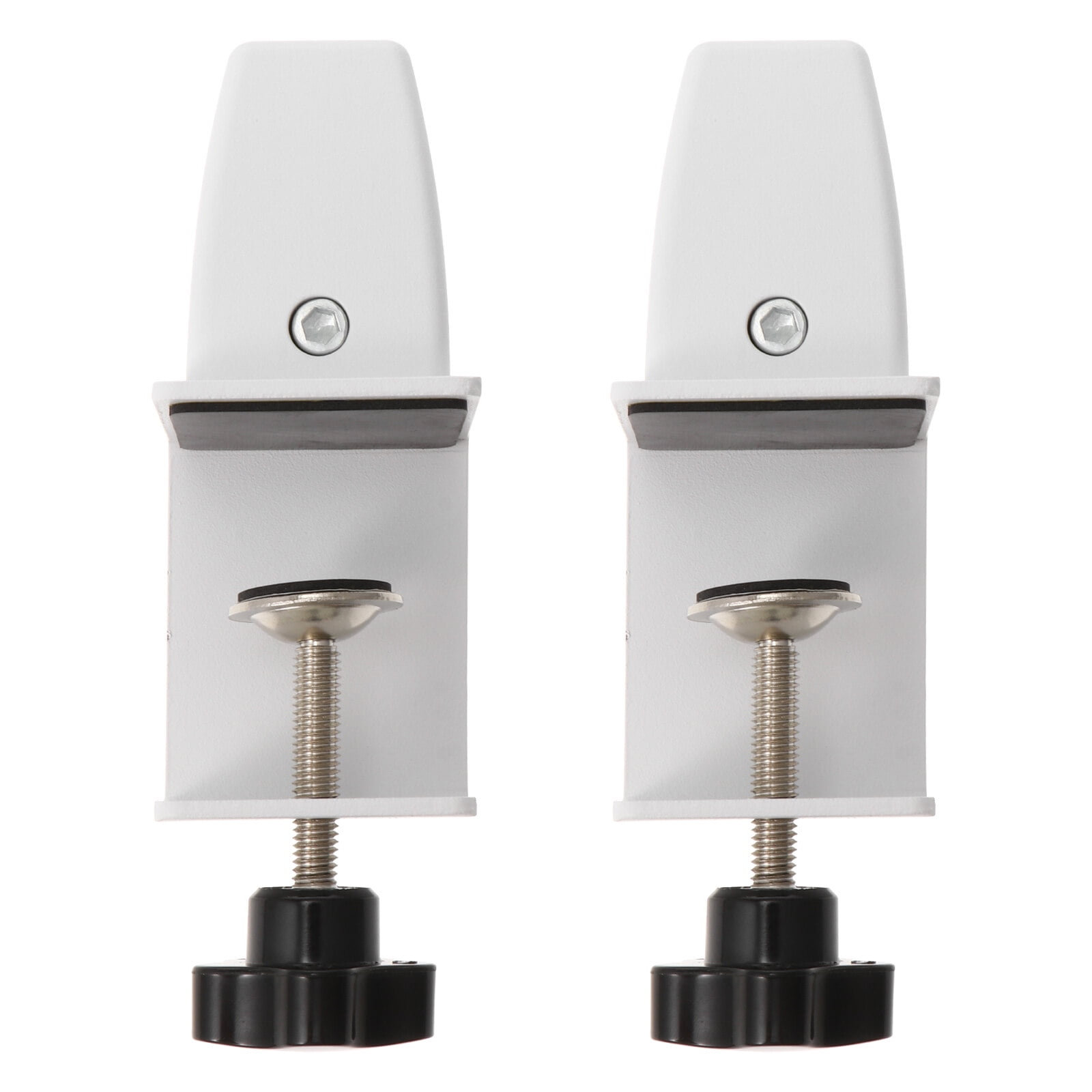 Zcyifa 2 Office Desk Divider Clamp Silver Aluminum Adjustable Partition ...