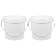 Argee 5 Gallon Black Bucket, 10-Pack, Heavy-Duty, Versatile Storage ...