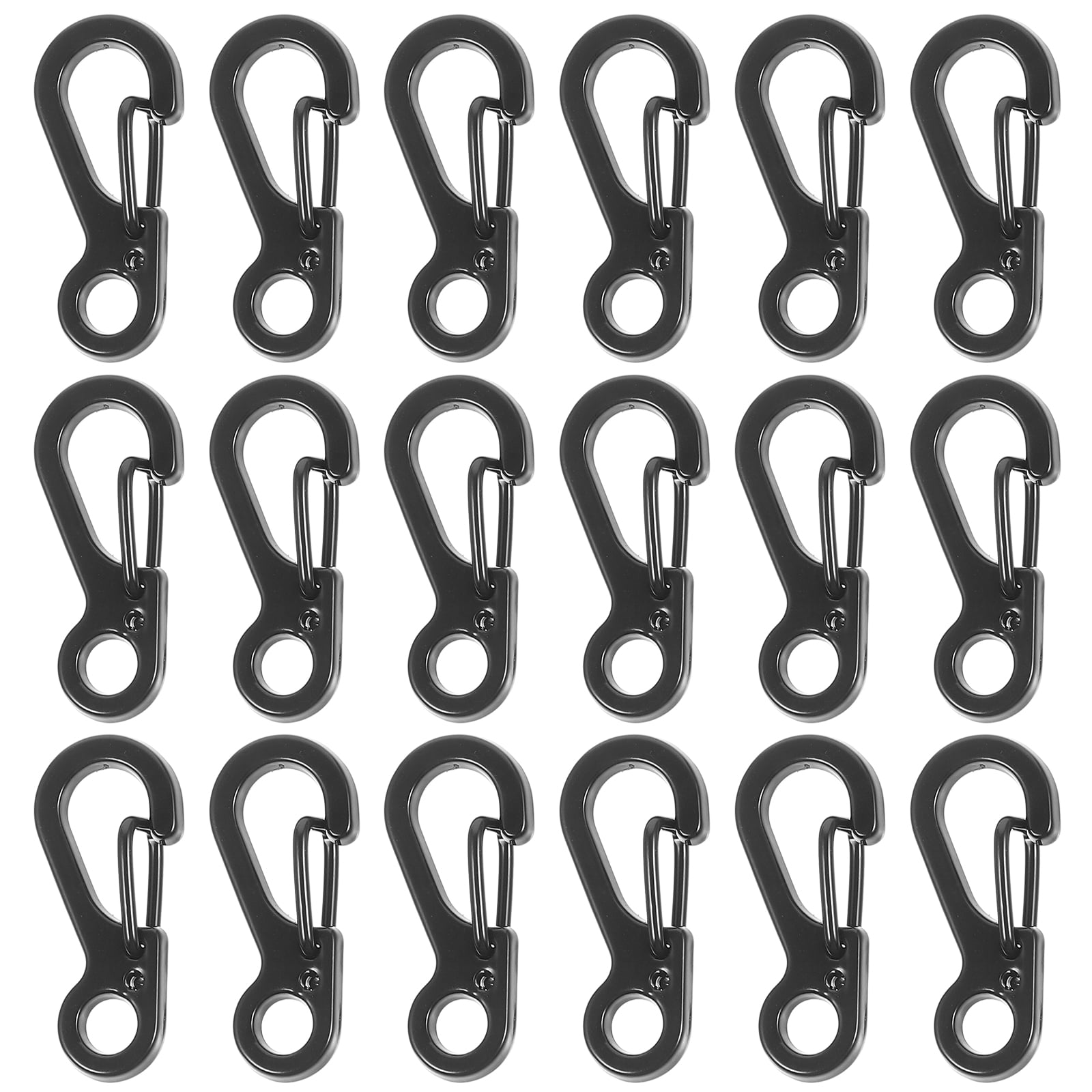 Zcyifa 20Pcs Mini Carabiner Quick Release Clip Mini Carabiner Clips ...