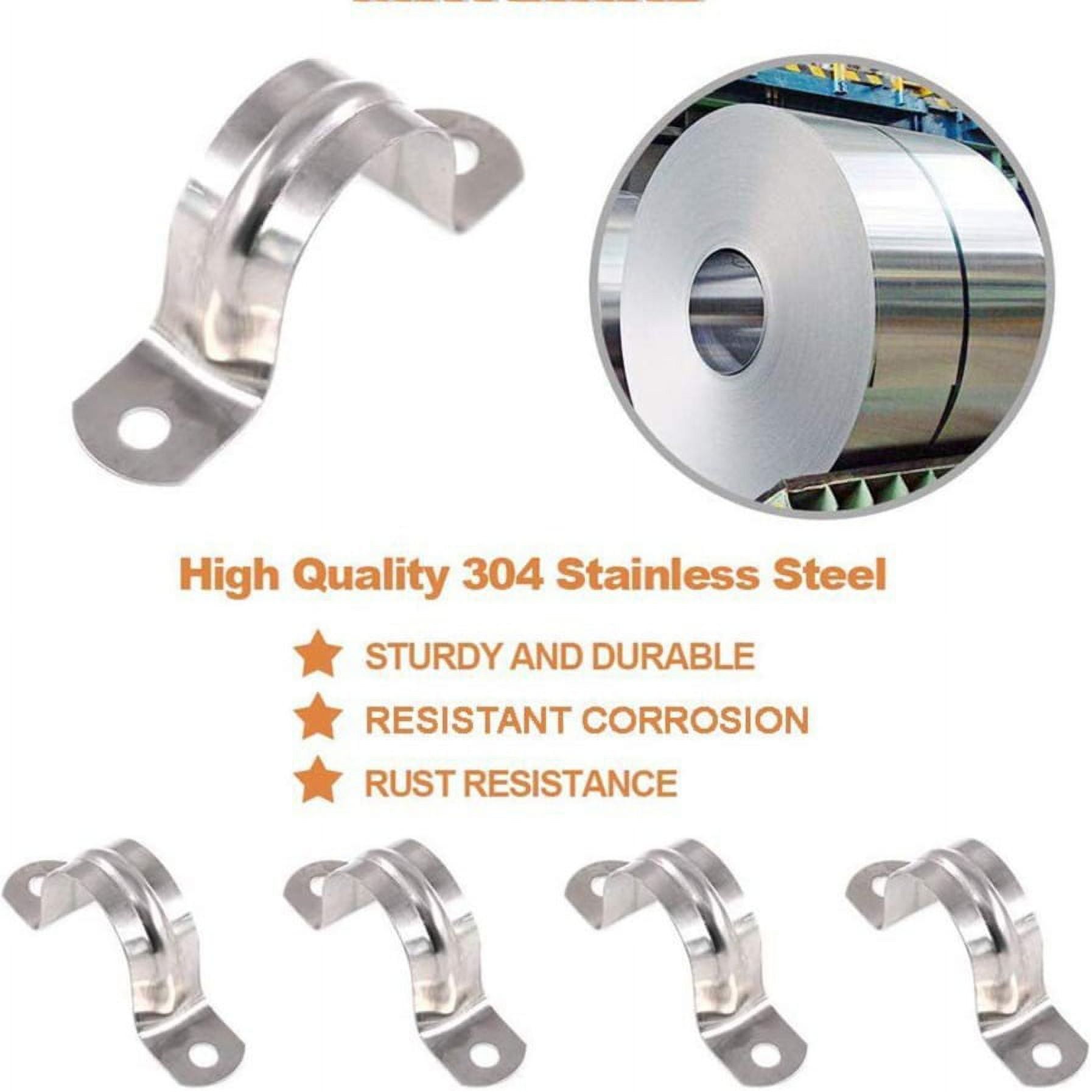 Zcyifa 20pcs Water Pipe Buckle Metal Pipe Strap Industrial Pipeline ...