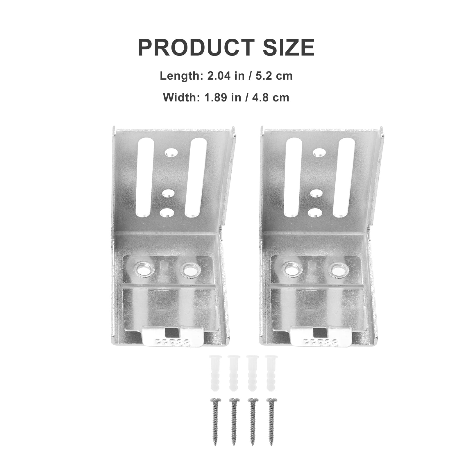 Zcyifa 2pcs Blinds Vertical Installation Brackets Roller Blind Hidden ...