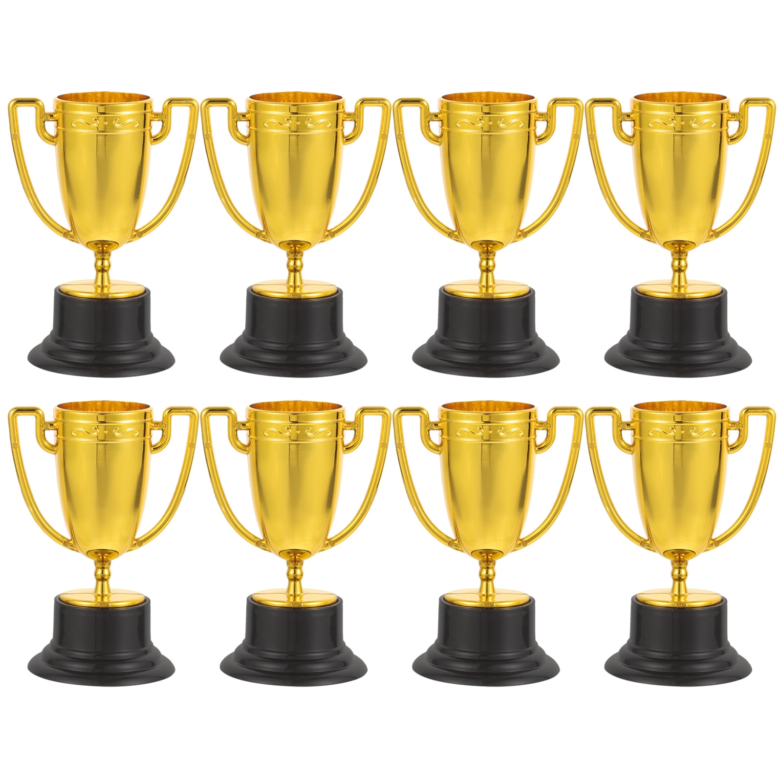 Zcyifa 8pcs Mini Trophies for Classroom, Sports & Parties - Golden ...