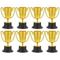 Zcyifa 8pcs Mini Trophies for Classroom, Sports & Parties - Golden ...