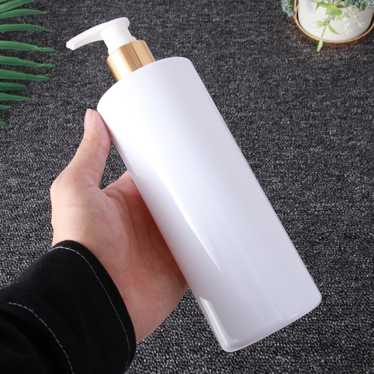Zcyifa Bathroom Plastic Bottle 3pcs 500ml Empty Bottle Transparent ...