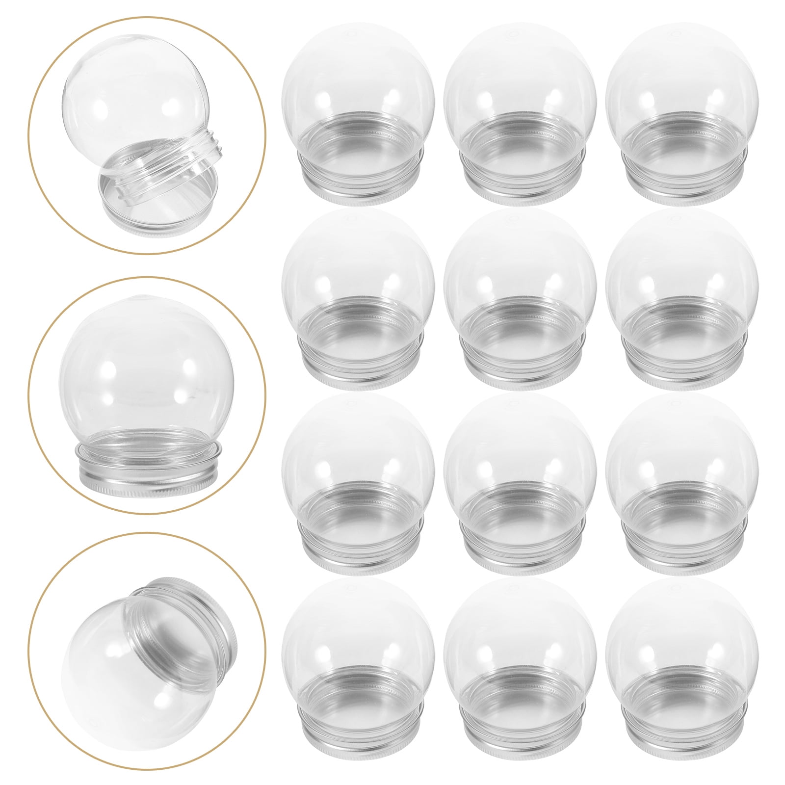 Zcyifa Candy Bottle 12Pcs Light Bulb Candy Container Sweets Bottle ...