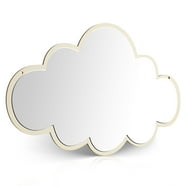 Raindrops Cloud Mirror Wall Hanging Makeup Mirror for Kids Nursery ...
