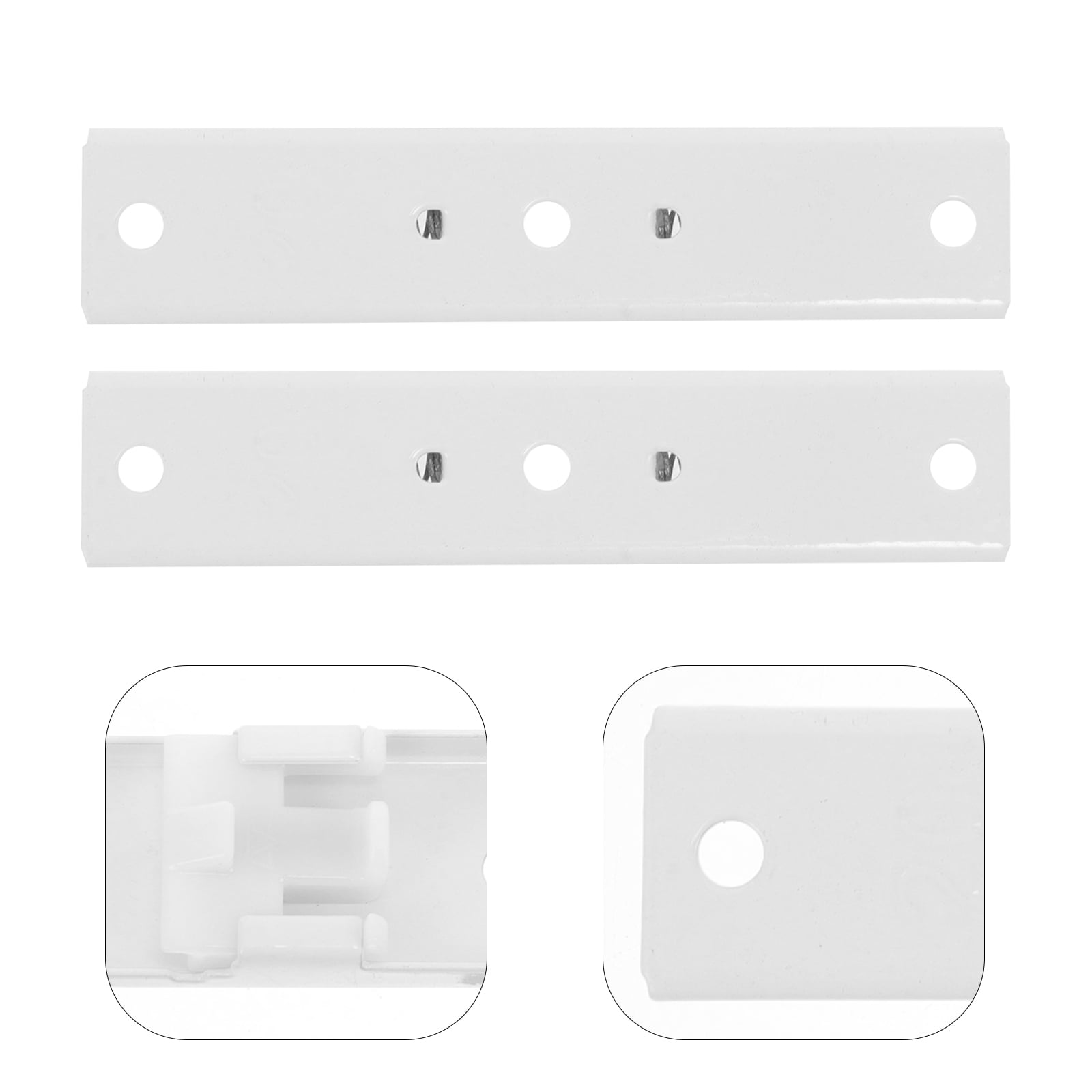 Zcyifa Curtain Track Brackets 10pcs Curtain Track Mounting Brackets ...