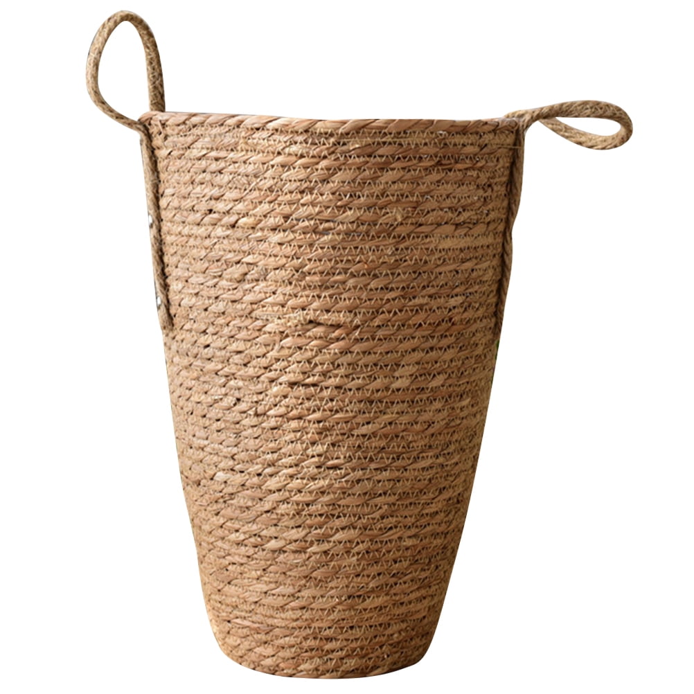 Zcyifa Hand Woven Straw Plant Basket with Liners for Indoor Plants ...