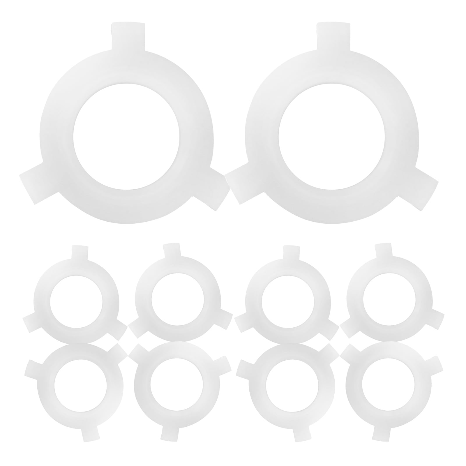 Zcyifa Lamp Shade Adapter Ring 20Pcs Lampshade Reducer Ring E27 to E14 ...