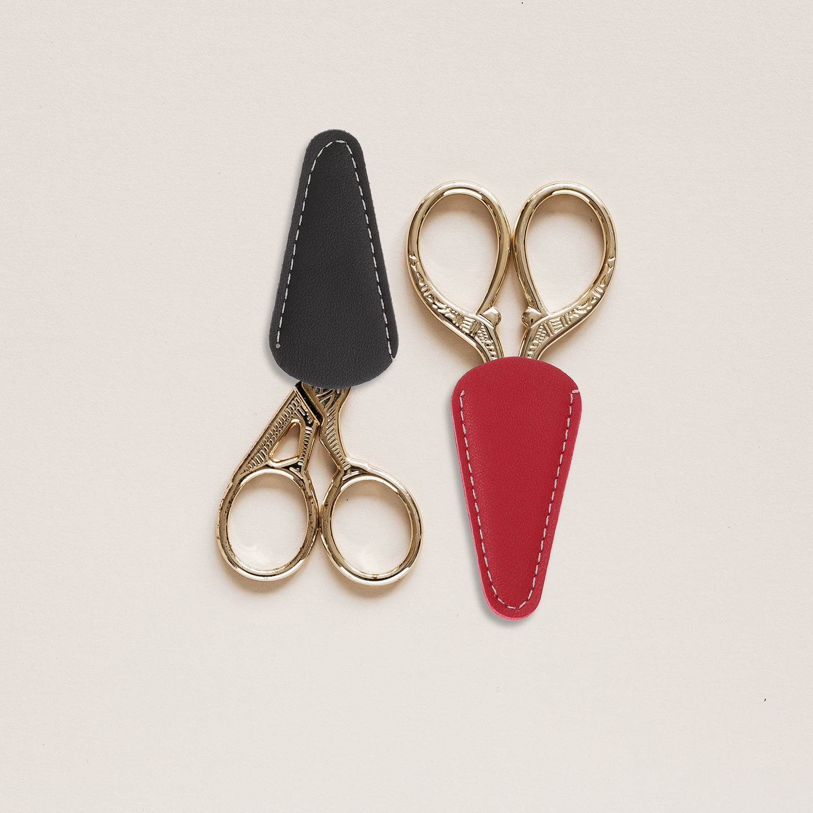 Zcyifa Leather Scissor Covers 3pcs Scissor Collect Bag Scissors Safety ...