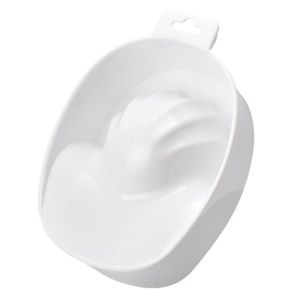 Zcyifa Manicure Soak Bowl Nail Hand Treatment Tray White Spa Tools ...