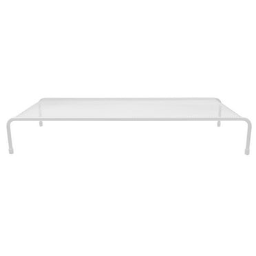 Fenge Dual Monitor Stand, 42.5inch Monitor Riser with Acrylic Drawer ...