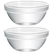 WHAMVOX Pudding Bowls Cups Small Clear Glass Bowls for Home Dessert ...