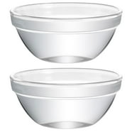 WHAMVOX Pudding Bowls Cups Small Clear Glass Bowls for Home Dessert ...