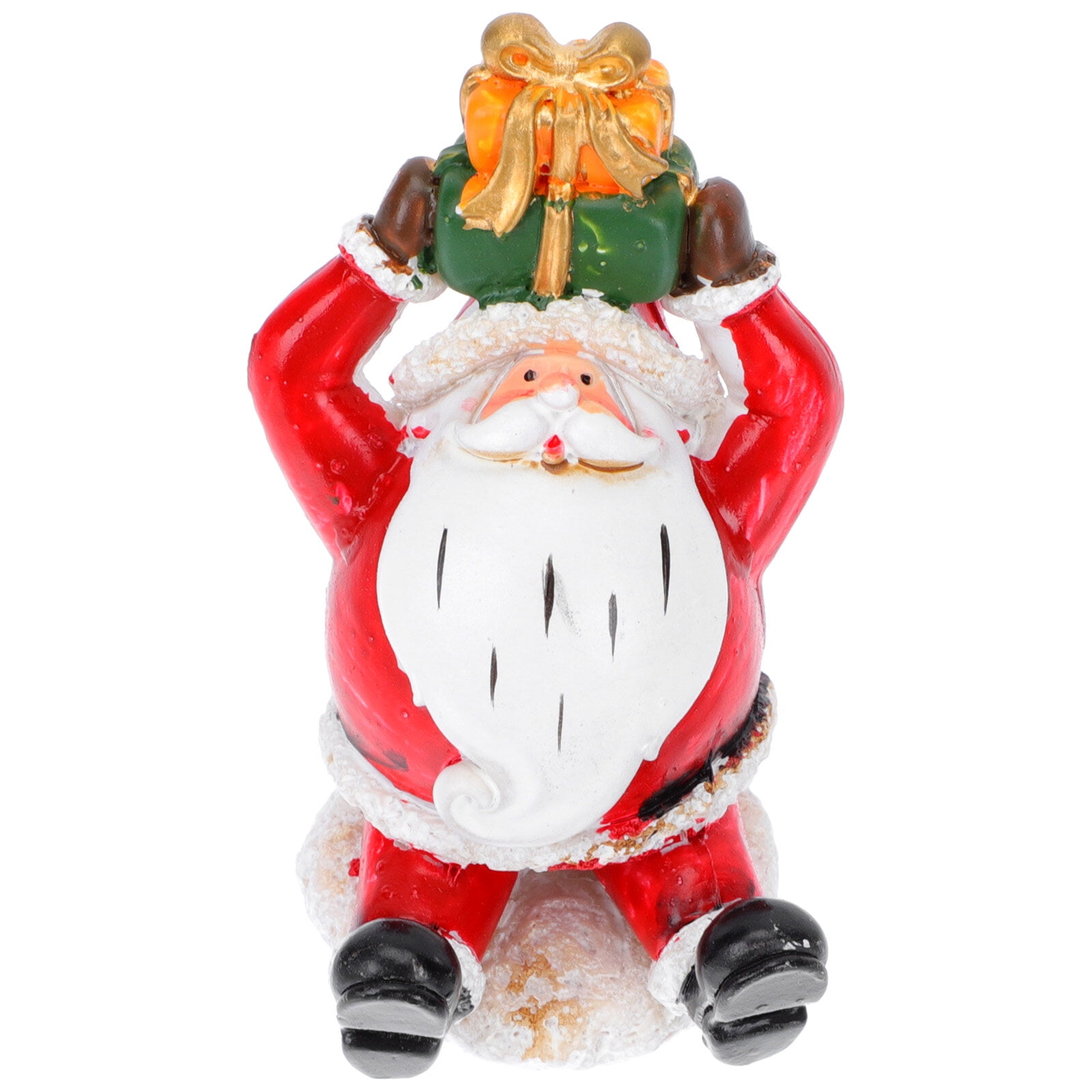 Zcyifa Mini Santa Figurines for Tabletop, Fairy Garden, Dollhouse ...