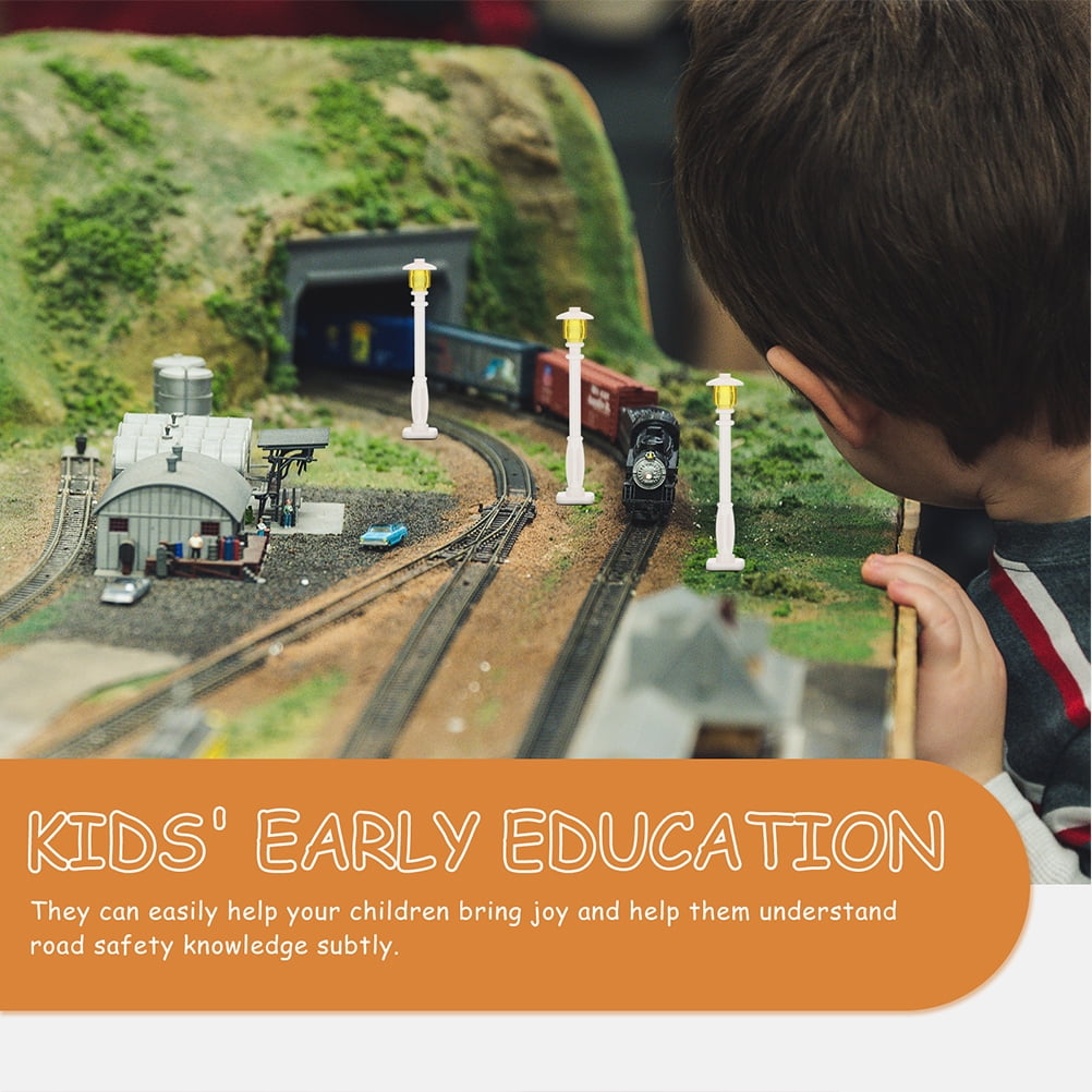 Zcyifa Mini Street Lights 10pcs Mini Street Light Models Mini Road ...