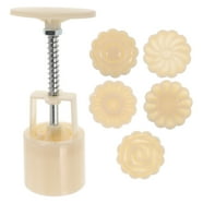 Colorful Silicone Cookie Stamp Set of 6 Designs, Plastic, Silicone ...