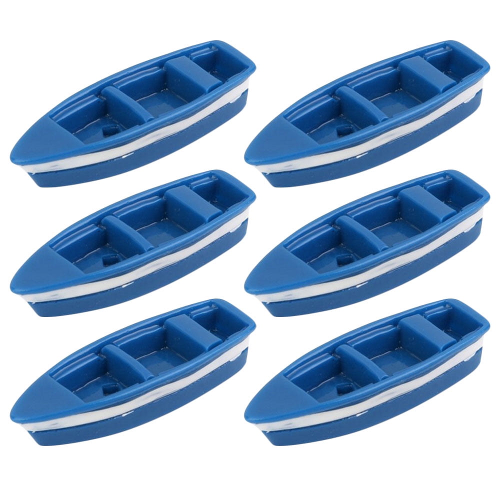 Zcyifa Paddle Boat Model Kits - 6 Miniature Rowboats for Nautical Decor ...