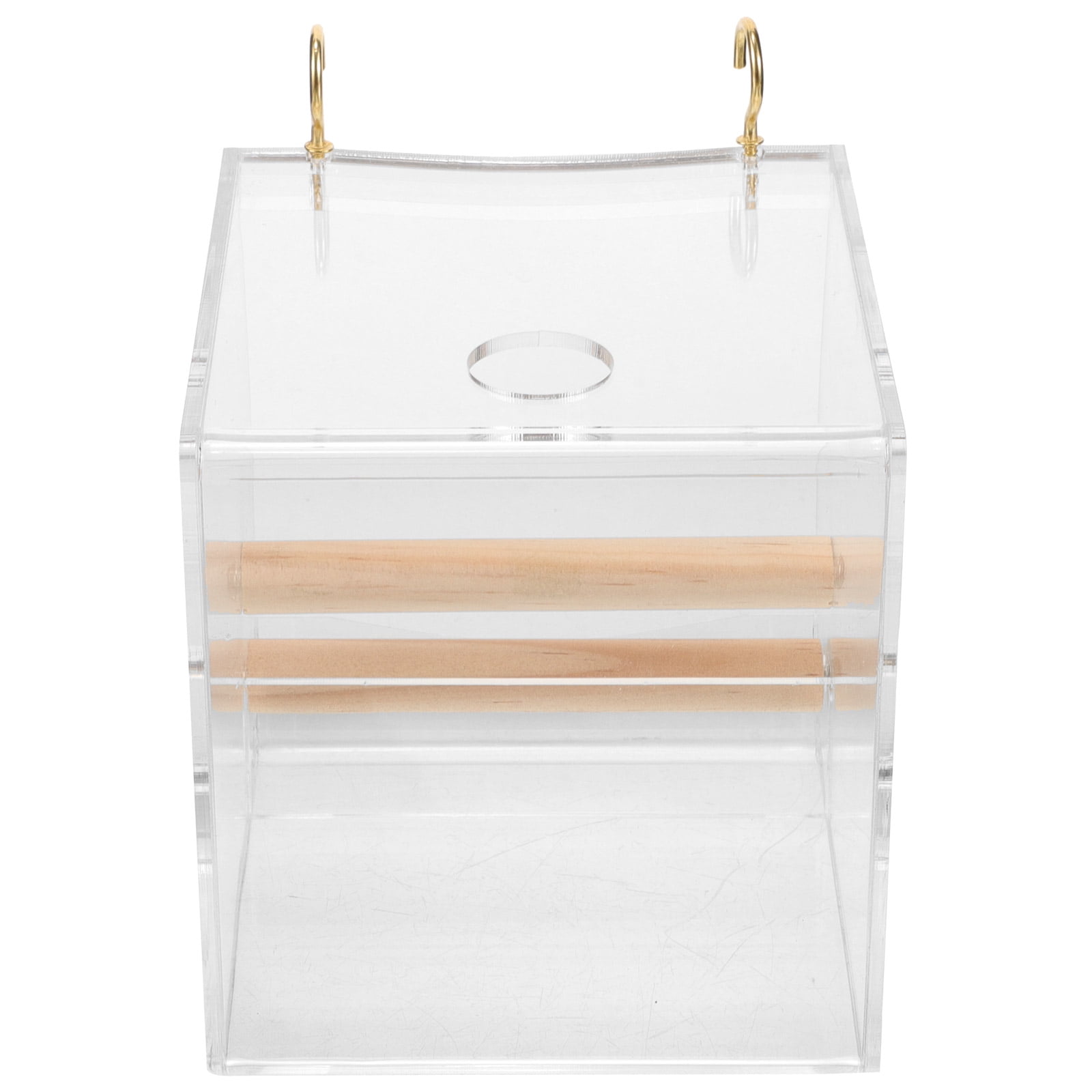 Zcyifa Parrot Feeder Splash-proof Bird Feeder Food Container Hanging ...