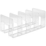 Storex Large Book/Magazine Bin, Plastic, Assorted Colors, Set of 5 ...