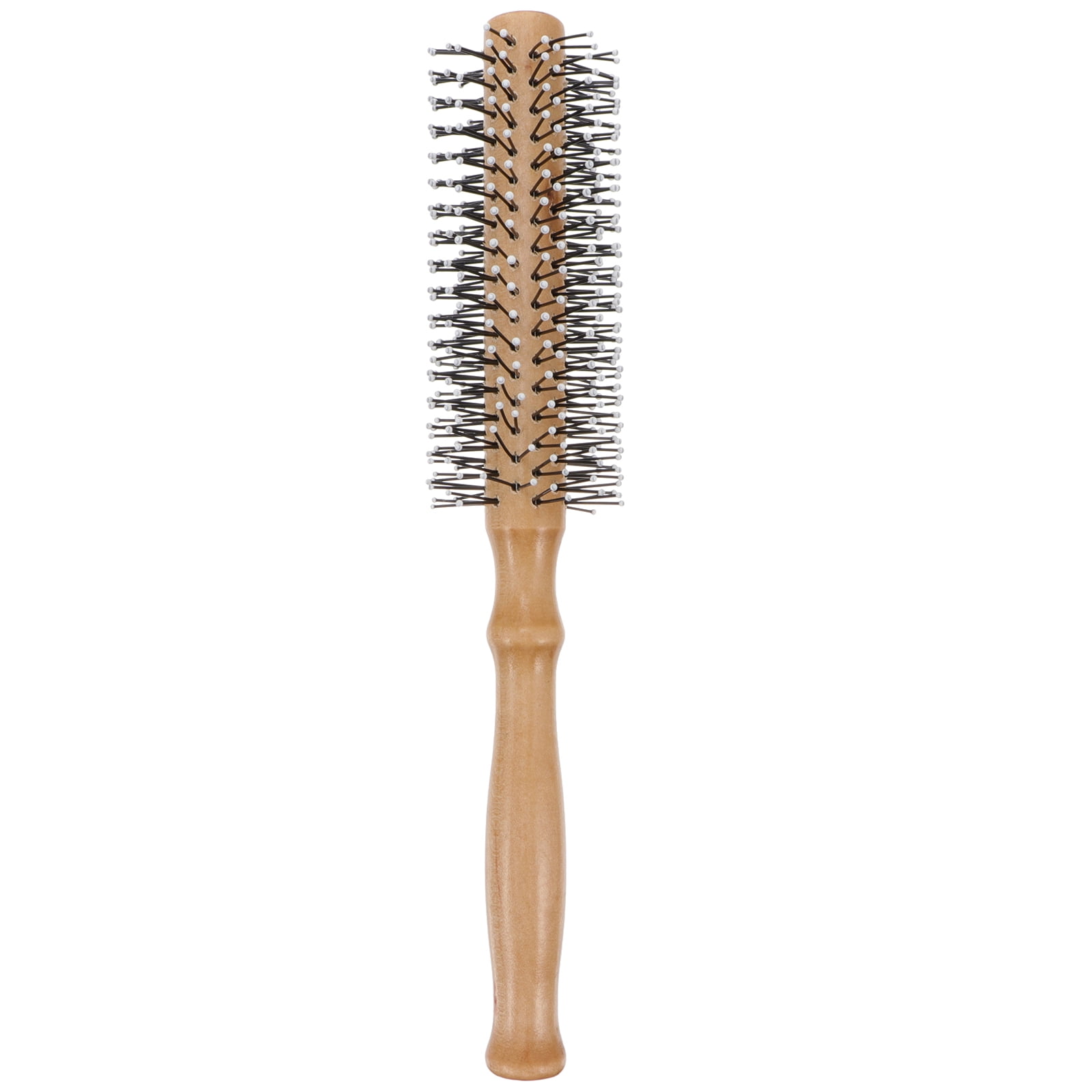 1PC Round Hair Brush with Wood Handle for Household Use Rolling Comb ...