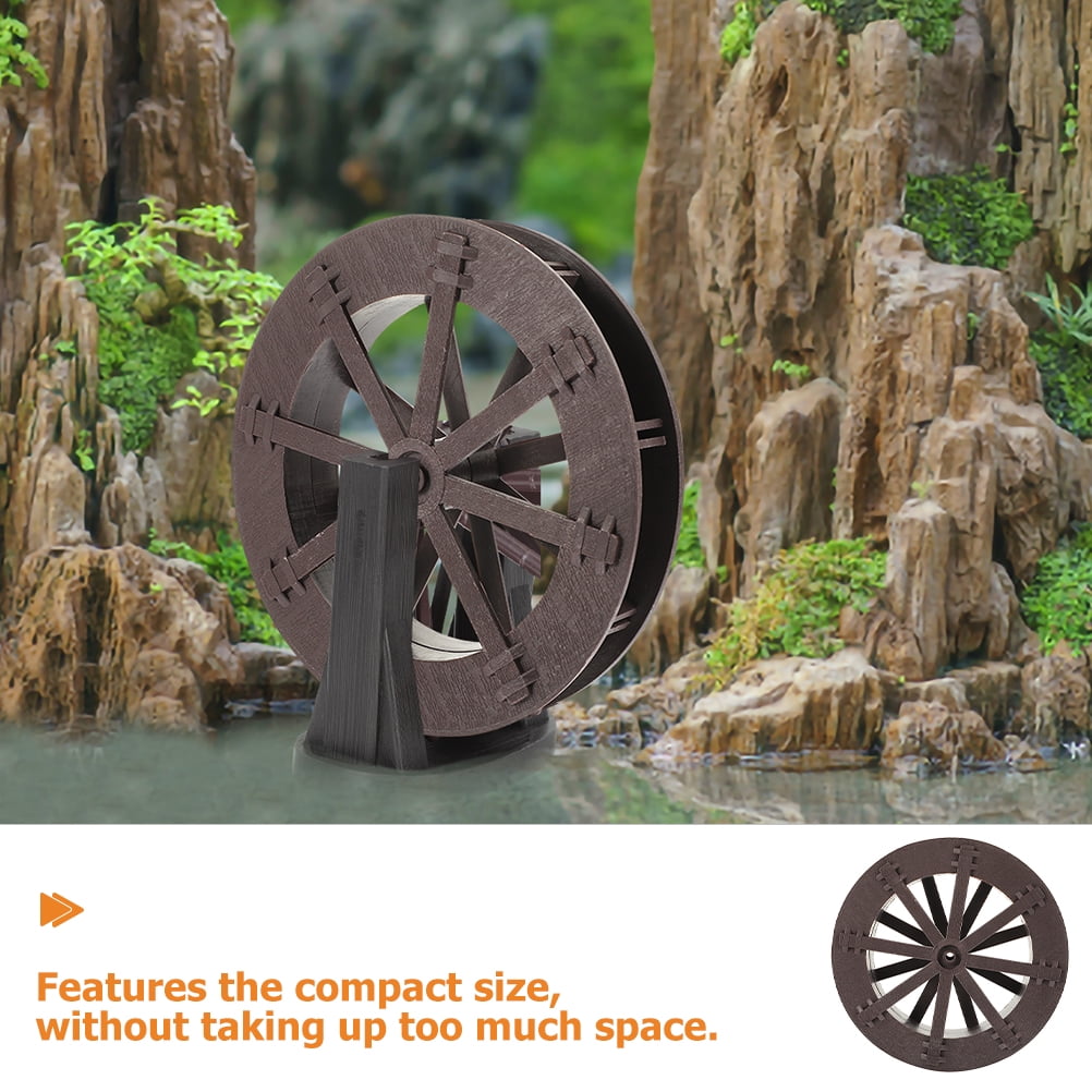 Zcyifa Running Water Wheel 2pcs DIY Waterfall Fountain Accessories ...