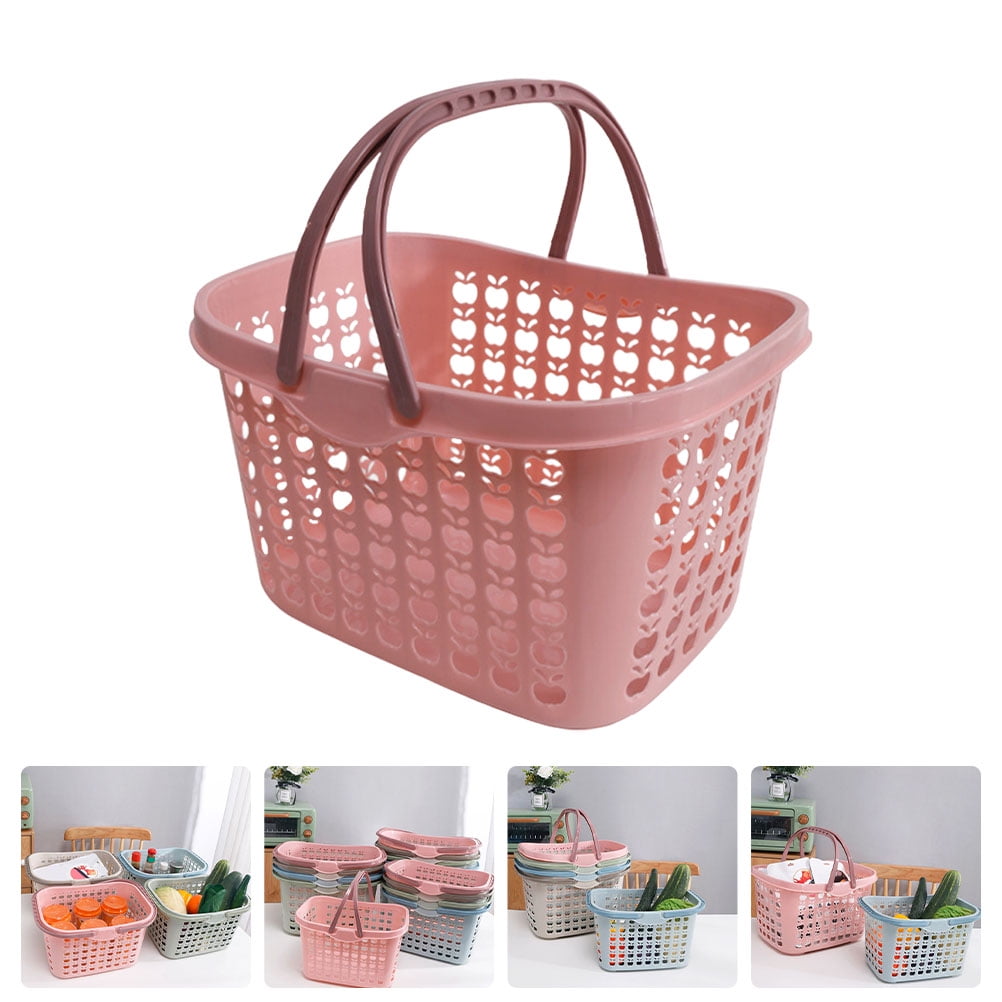 Zcyifa Shopping Basket Plastic Shopping Basket Fruit and Vegetable ...