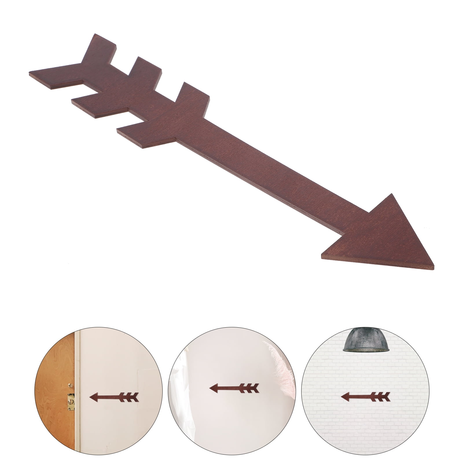 Zcyifa Wood Arrow Sign Decorative Wood Sign Wooden Arrow Road Sign ...