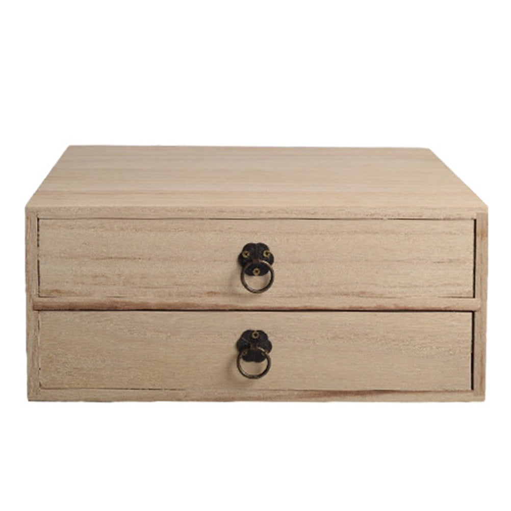 KAKOWELY Cypress Wood Storage Box Color Sundries Organizer 1Set 9.04X8 ...