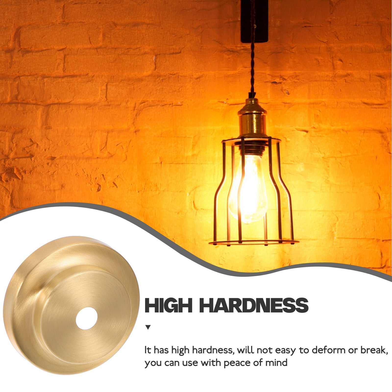 Zcyifa ceiling light plate Retro Ceiling Light Plate Round Base Chassis Disc Pendant Light ...