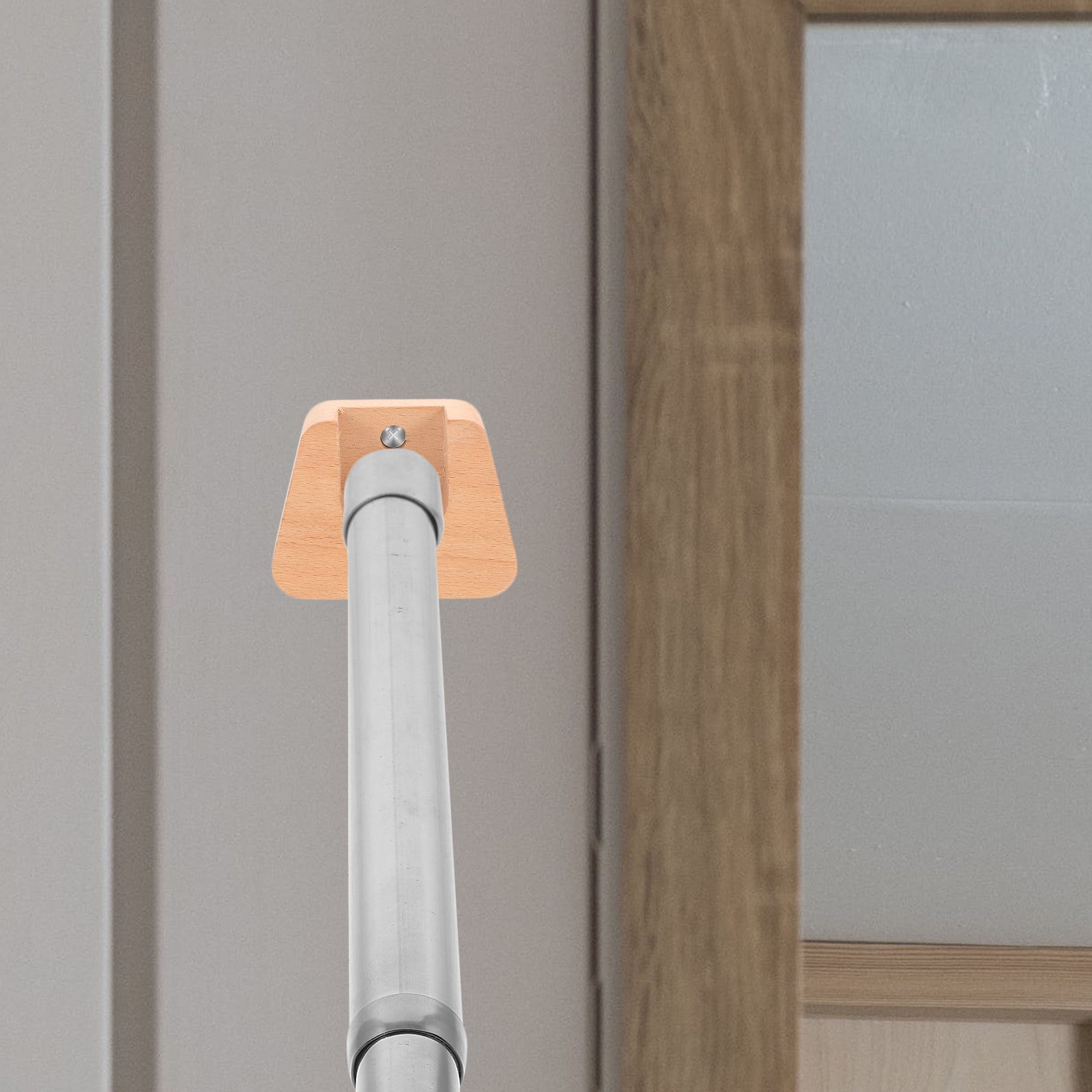 Zcyifa curtain rod holder 2pcs Wood Curtain Rod Holders Curtain Rod ...