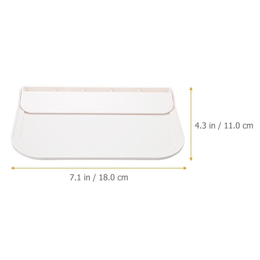 Zcyifa foldable shelf 2pcs Small Wall Shelf Foldable Plastic Floating ...