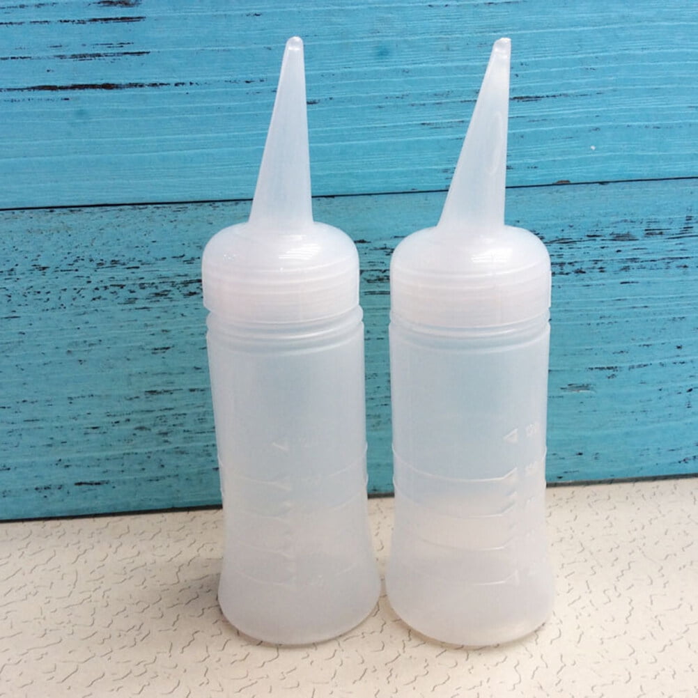 Zcyifa hair applicator 120ml Hair Dye Bottle Applicator Slant Tip and ...