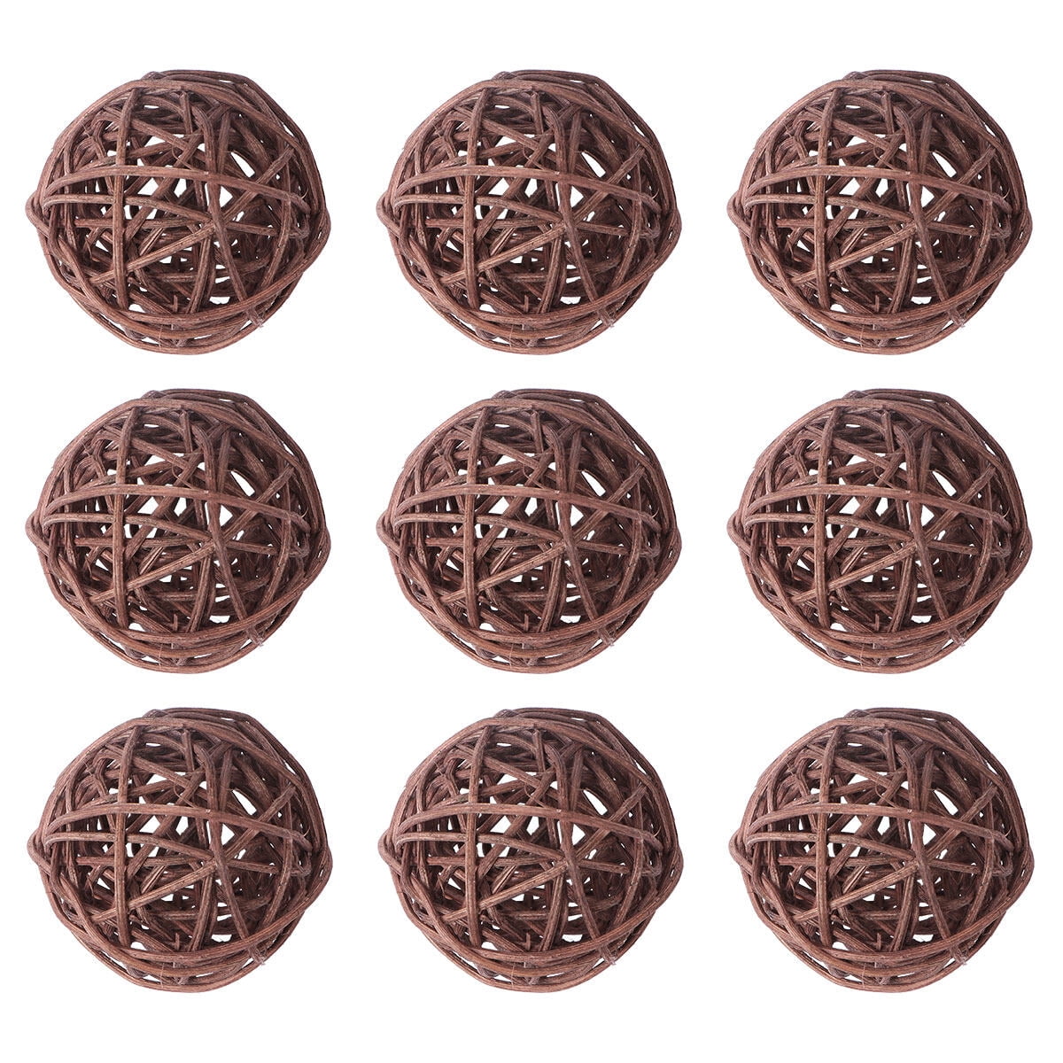 Zcyifa hanging ball decorations 15pcs Wicker Rattan Ball Creative DIY ...