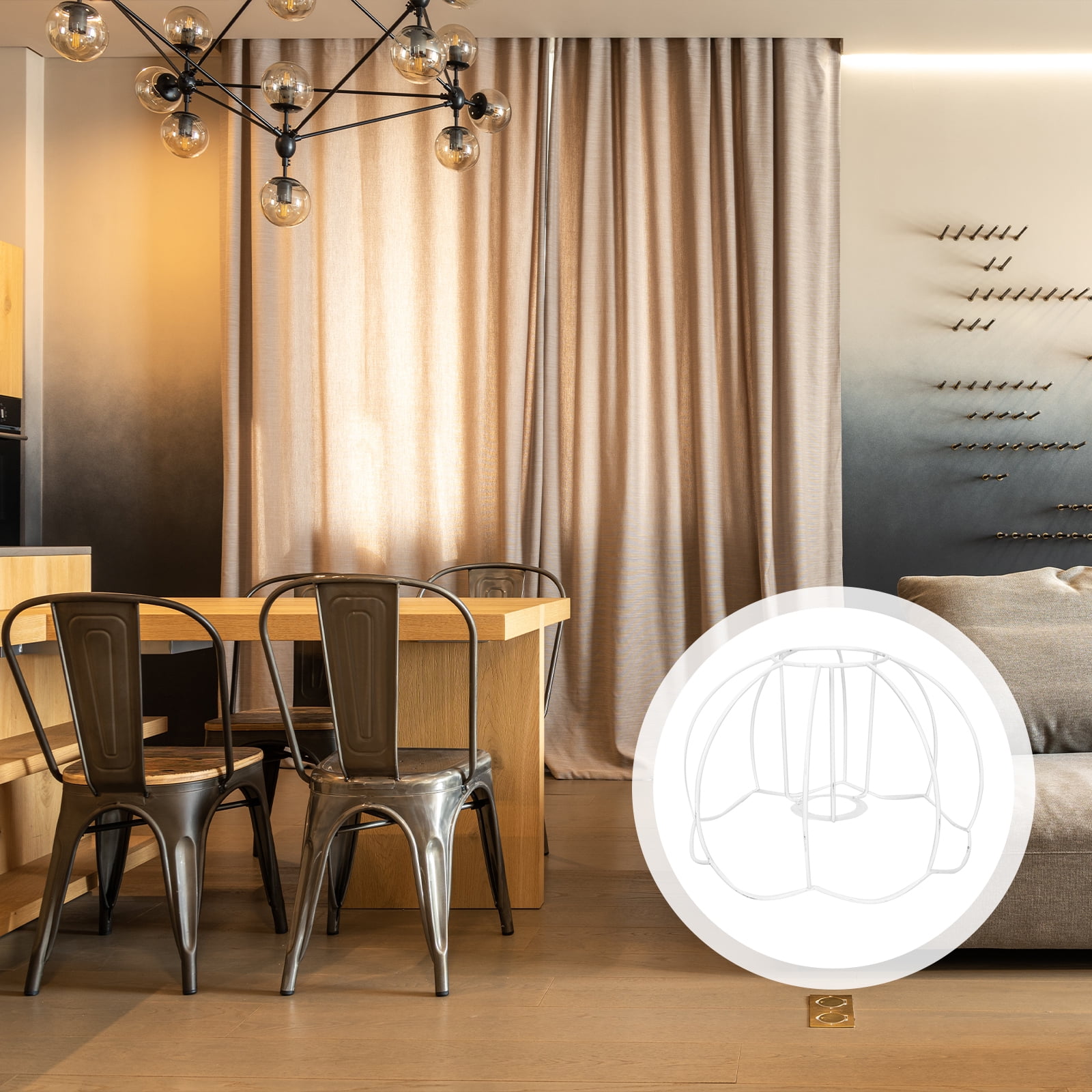 Zcyifa lampshade frames Lampshade Frame 8.5 Inch Metal Ring Support ...