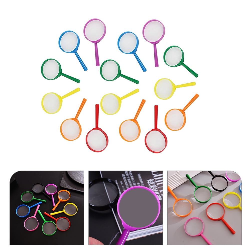 KAKOWELY Party Favors Magnifying Glasses Acrylic Kids Toys 15Pcs ...