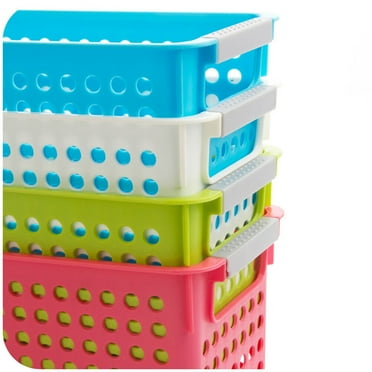 Fun Express Table Caddy Storage Baskets, Set of 6, Stack for Easy ...