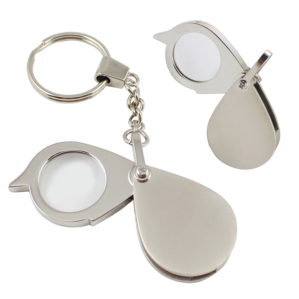 Zcyifa optic magnifier 8X 30mm Metal Live Handle Pocket Mirror Folding ...