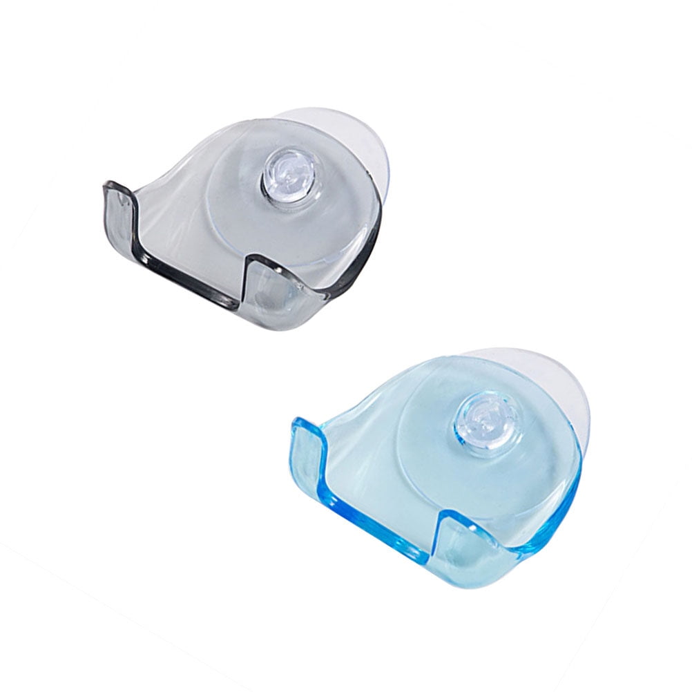 Zcyifa razor holder 2pcs Wall Razor Holder Plastic Shaver Holder with ...
