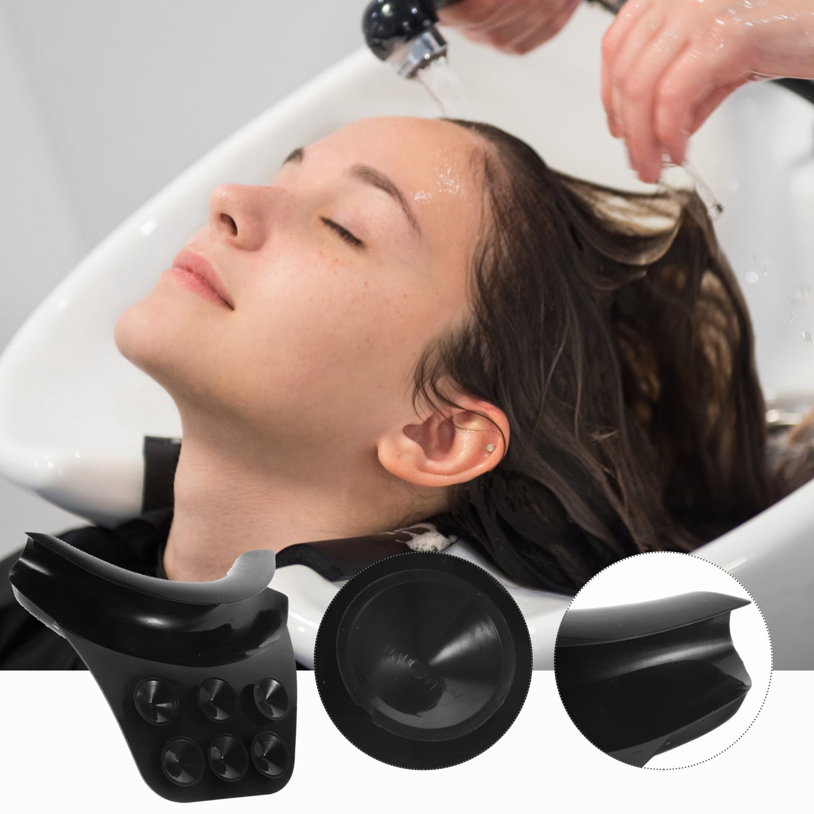 Zcyifa shampoo bowl neck rest Salon Neck Rest Pillow Suction Cup Neck ...