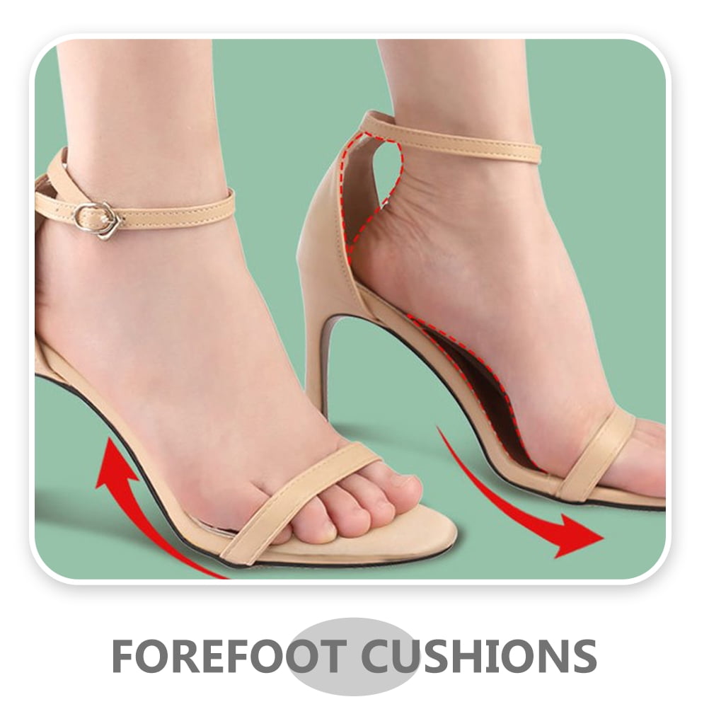 Zcyifa shoe toe inserts 3 Pairs Nonslip Foot Pad High Heel Shoe Inserts ...