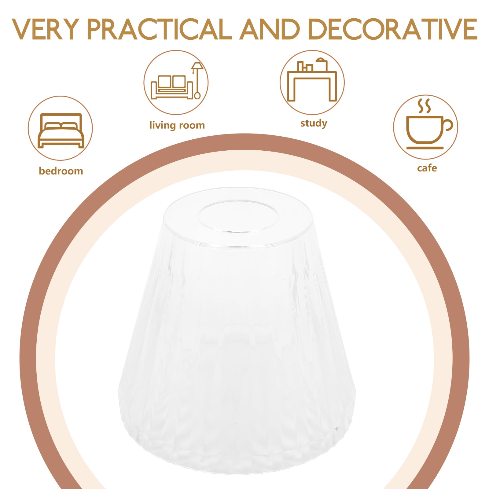 Zcyifa table lamp shade Clear Lamp Shade Desk Lamp Shade Ceiling Light ...