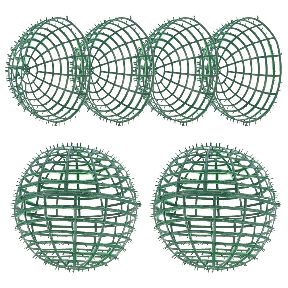 Zcyifa topiary frames 4pcs Reusable Plastic Grass Ball Wedding Flower Holder Grass Ball Rack ...