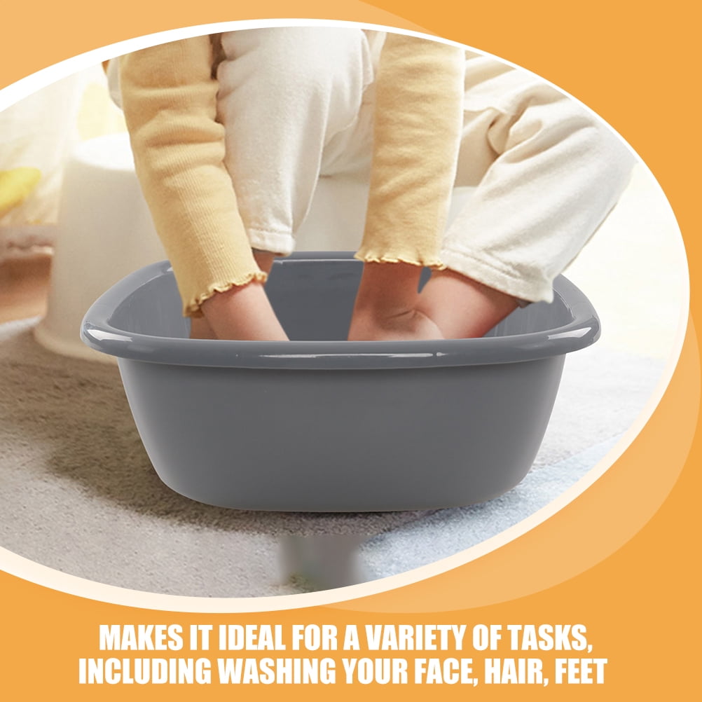 Zcyifa wash basin Rectangular Wash Basins Plastic Foot Basin Foot Tub ...