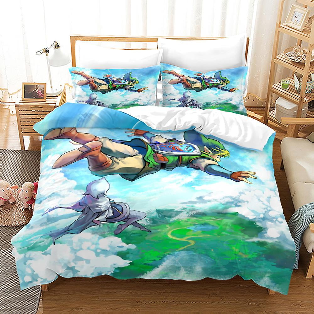 Zd-10 3d Printed Anime The Legend Of Zelda Bedding Set Duvet Cover ...