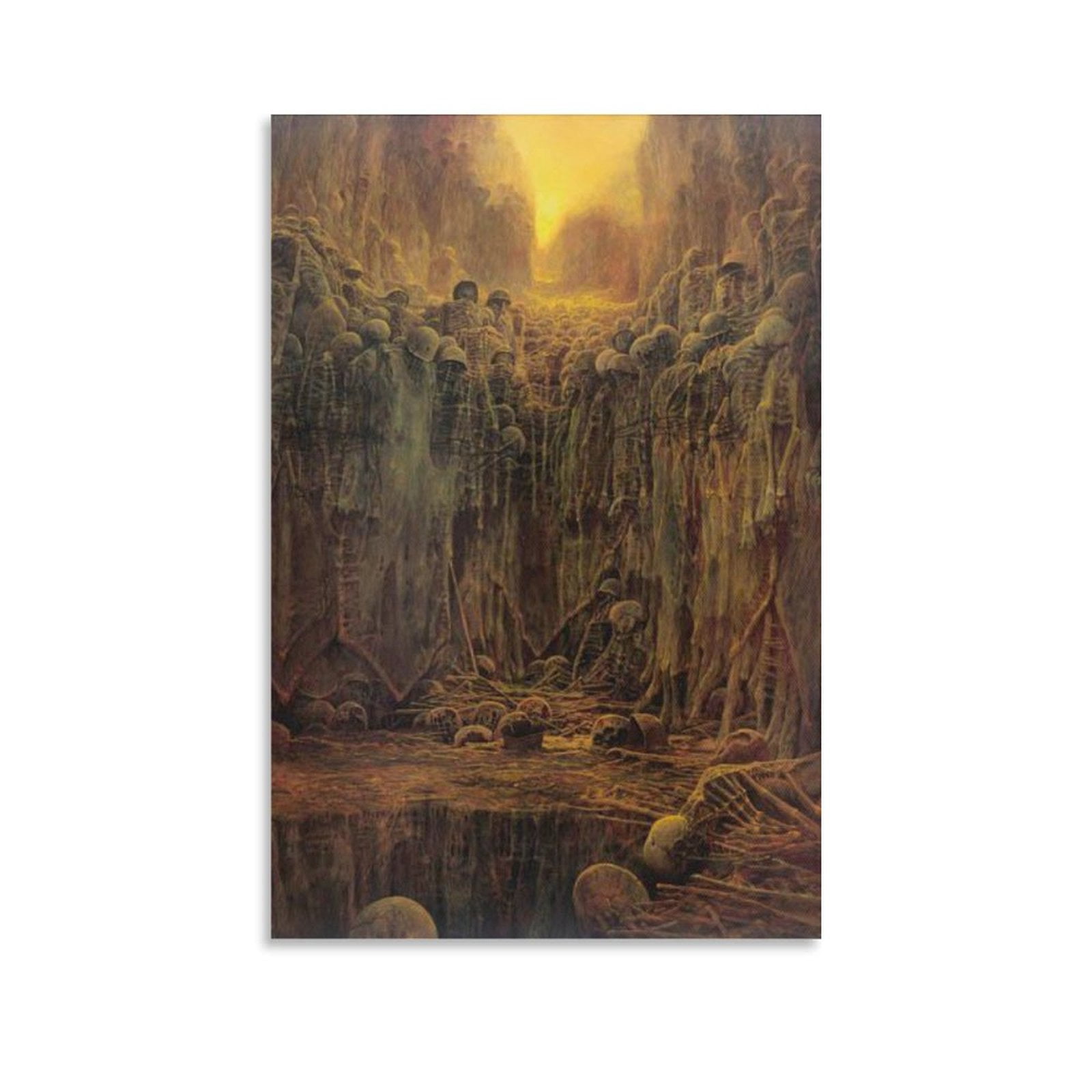 Zdzislaw Beksinski Painting Poster (129) Posters Art Print Wall Photo ...