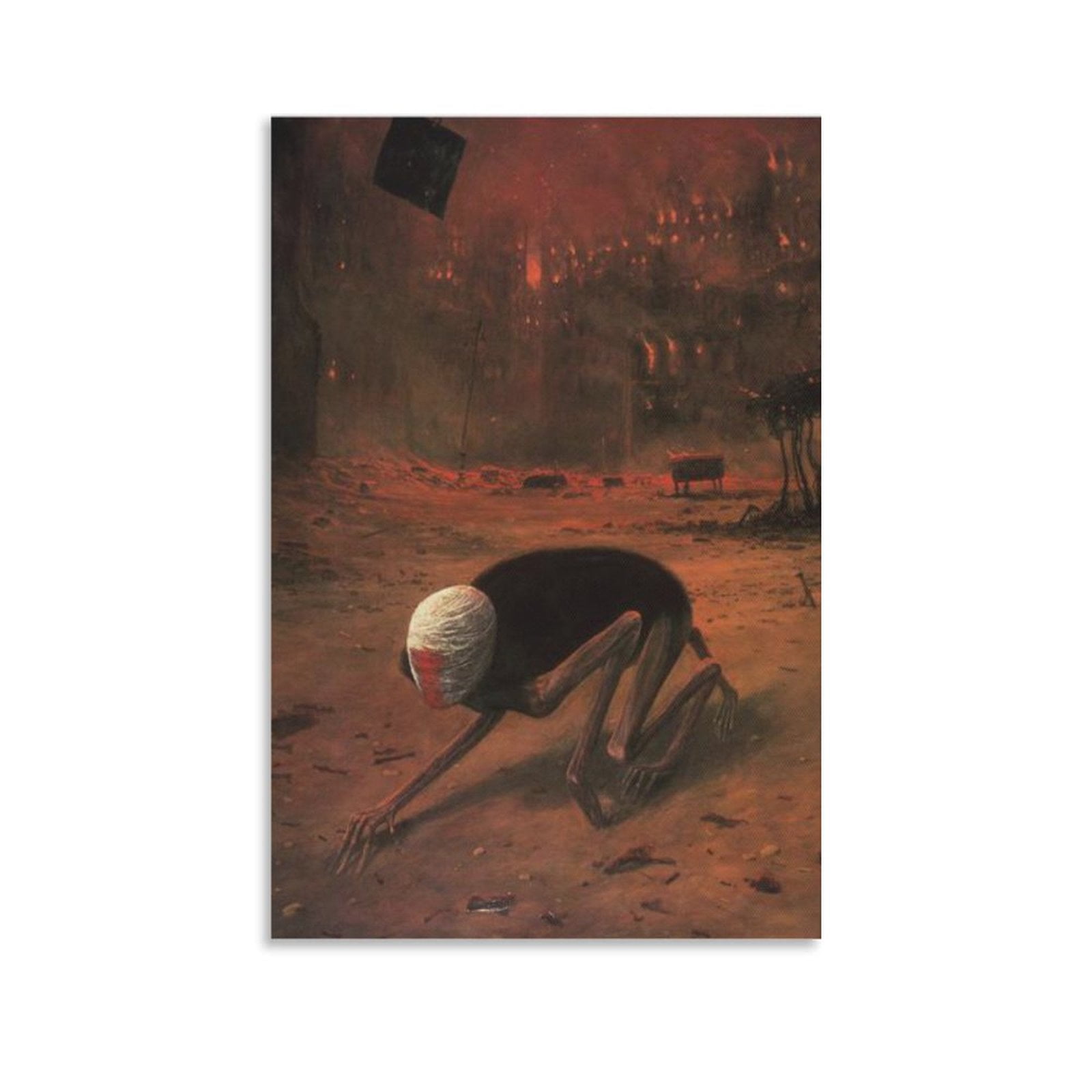 Zdzislaw Beksinski Painting Poster (20) Painting On Canvas Wall Art ...