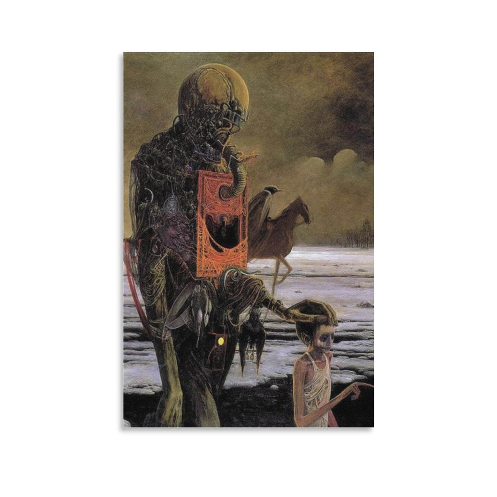 Zdzislaw Beksinski Painting Poster (35) Print Photo Art Painting Canvas ...