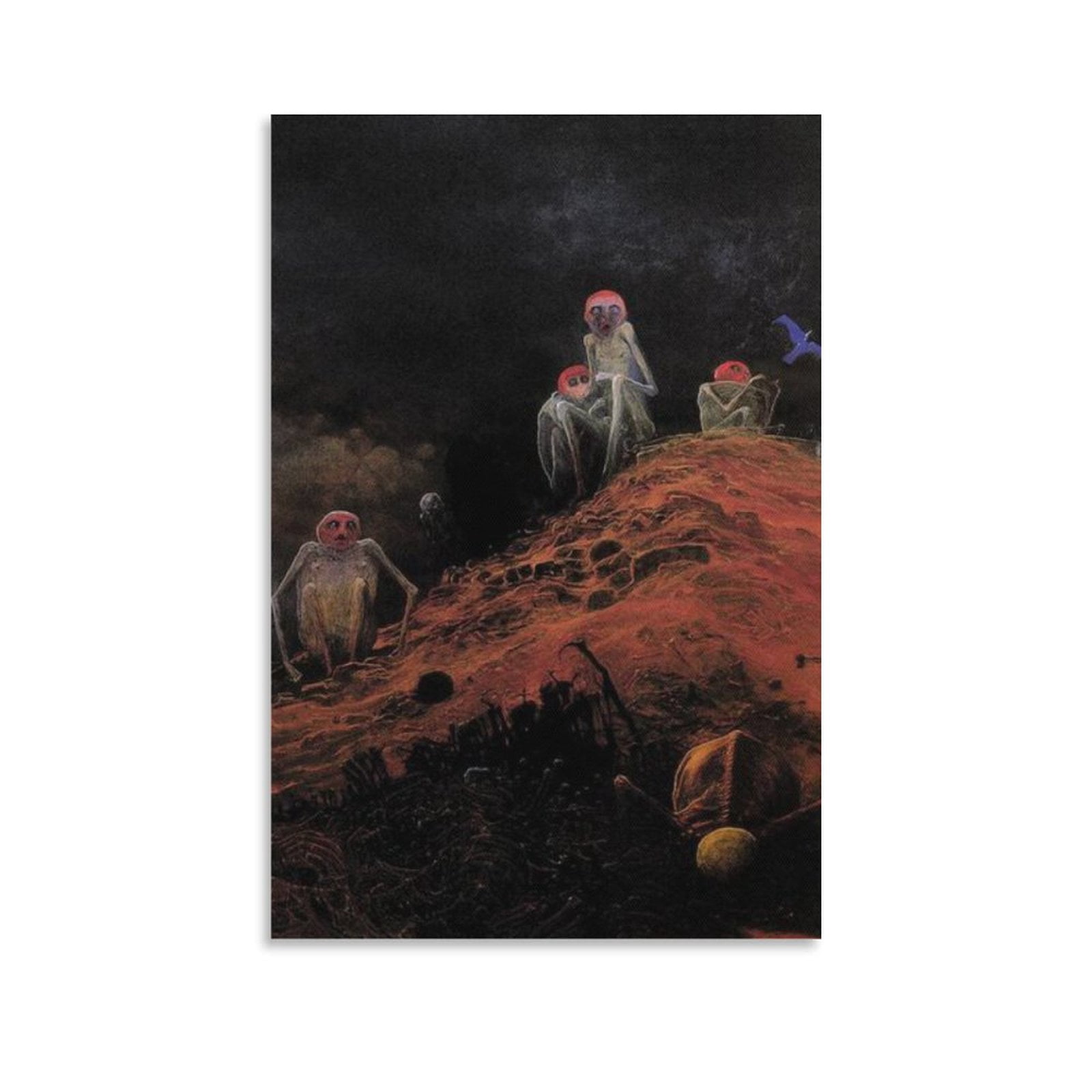 Zdzislaw Beksinski Painting Poster (41) Poster Cool Artworks Painting ...